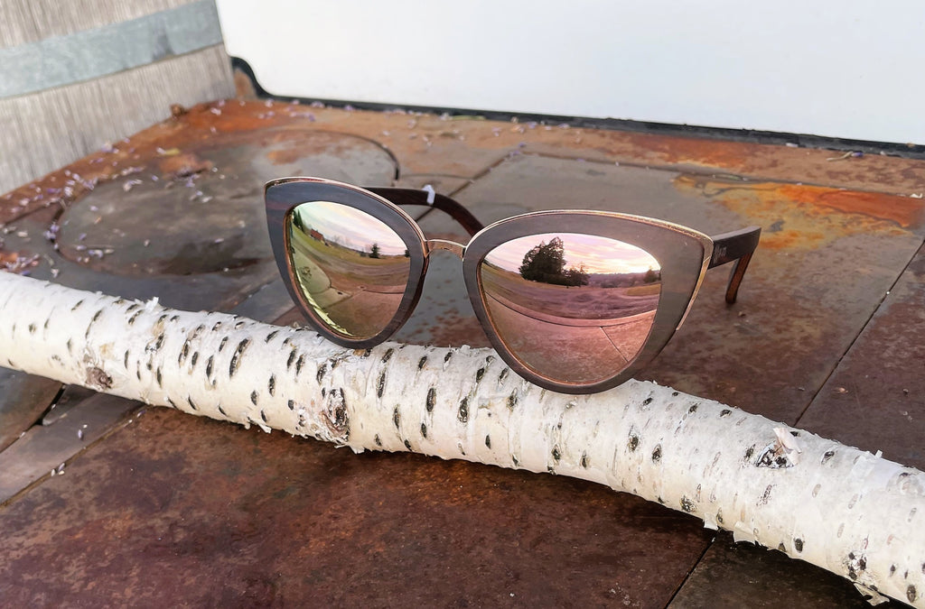 Bombshell Wood Sunglasses By Slyk Shades Purple Haze Lavender Farm
