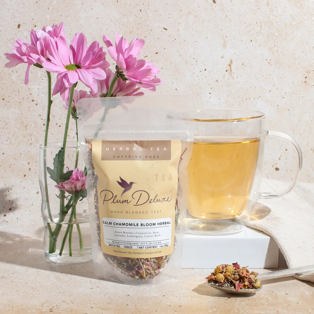 Calm Chamomile Bloom Herbal Tea – Purple Haze Lavender Farm