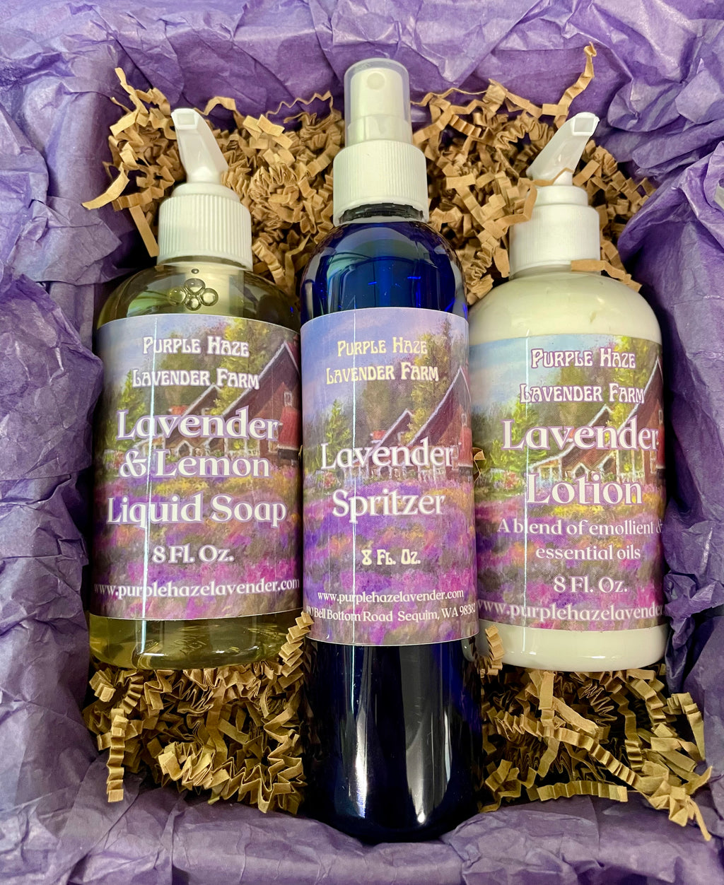 Terrific Trio Gift Set – Purple Haze Lavender Farm