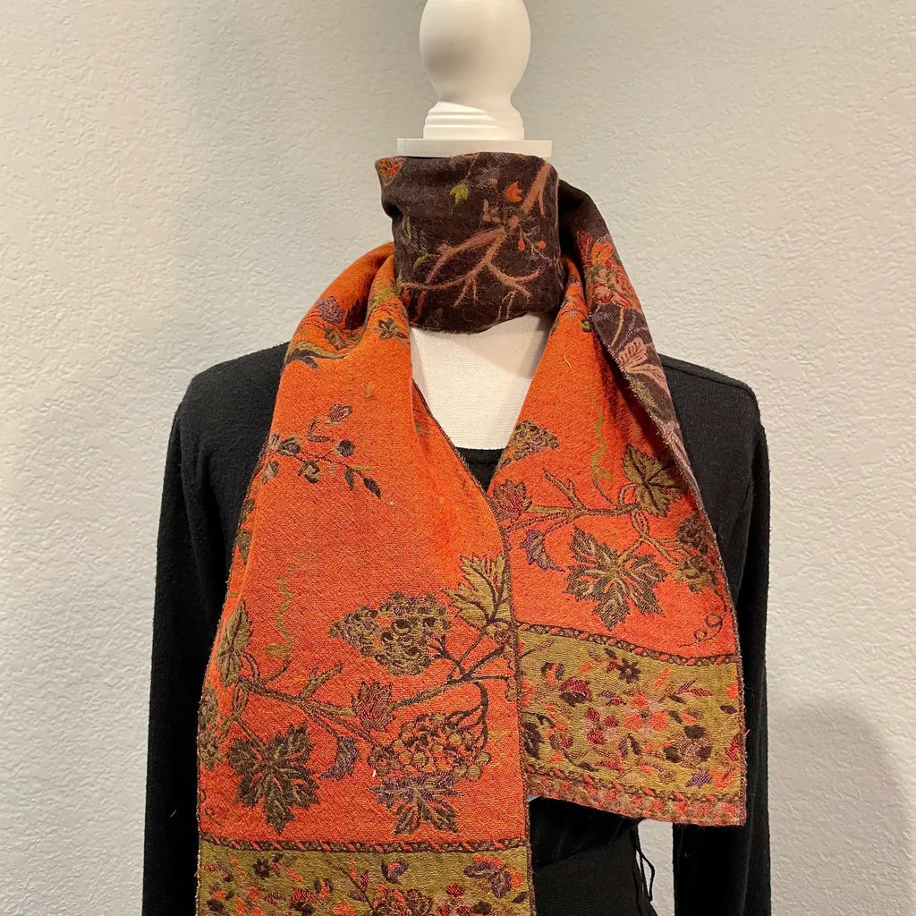 Merino Wool Neck Scarf in Copper – Purple Haze Lavender Farm