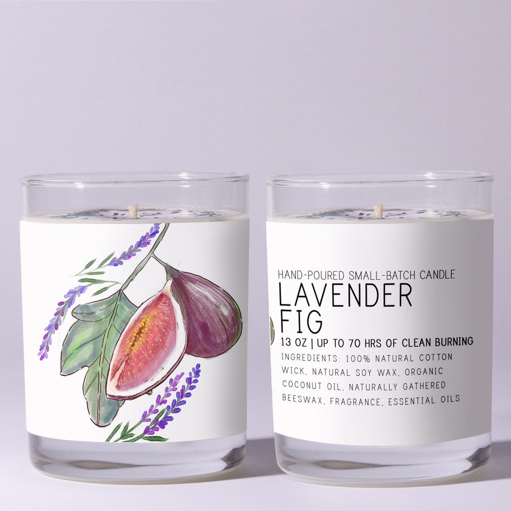 Lavender Fig Candle 7 oz. – Purple Haze Lavender Farm