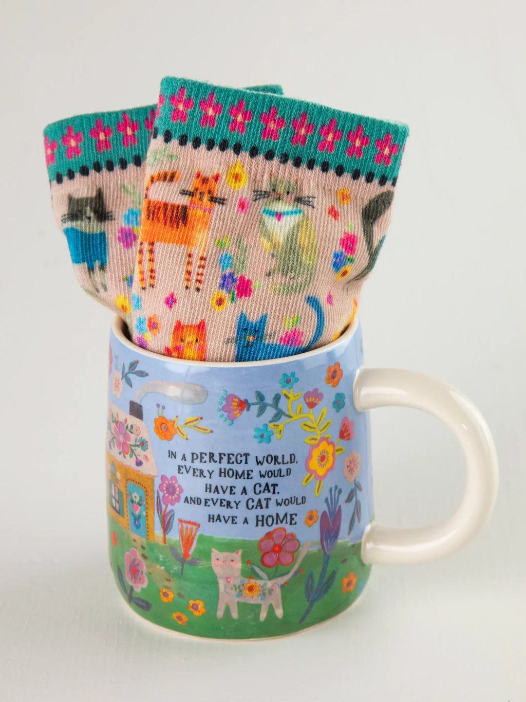 Mug & Sock Set- Every Cat – Purple Haze Lavender Farm