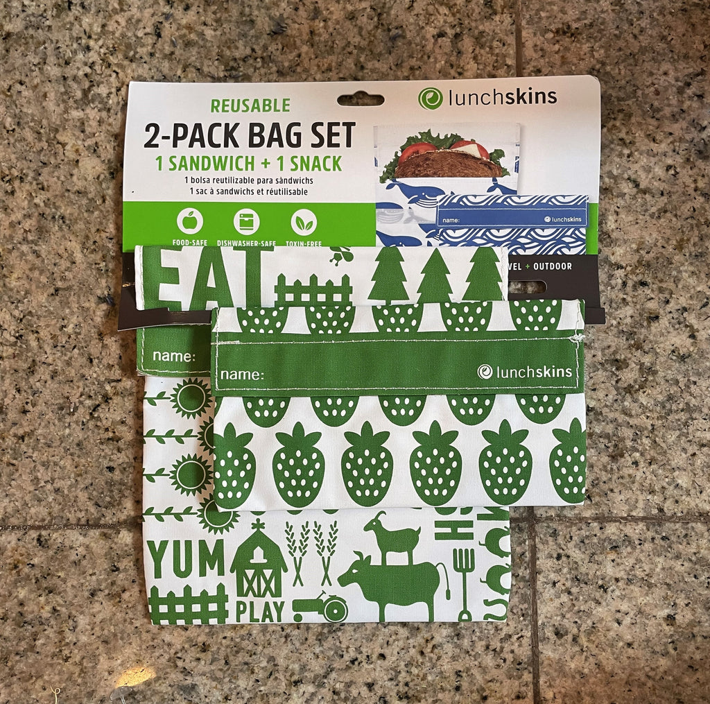 Lunchskins Reusable 2-Pack Bag Set – Purple Haze Lavender Farm